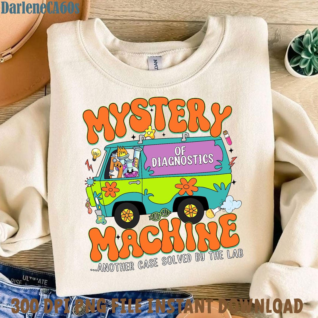 Lab Week 2025 Mystery Machine Png, Mystery Machine of Diagnostics Png ...