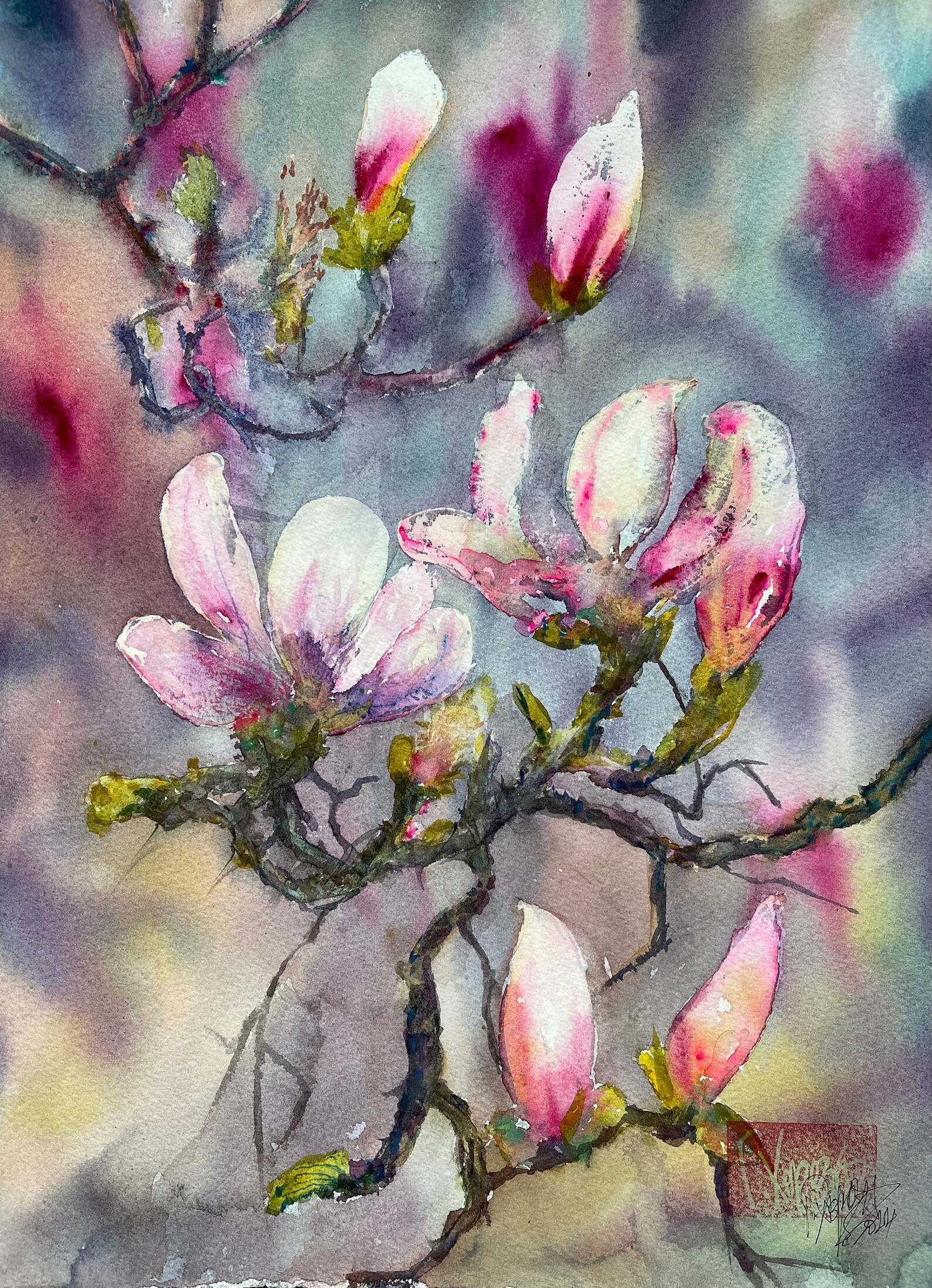 Pink Magnolias - Etsy