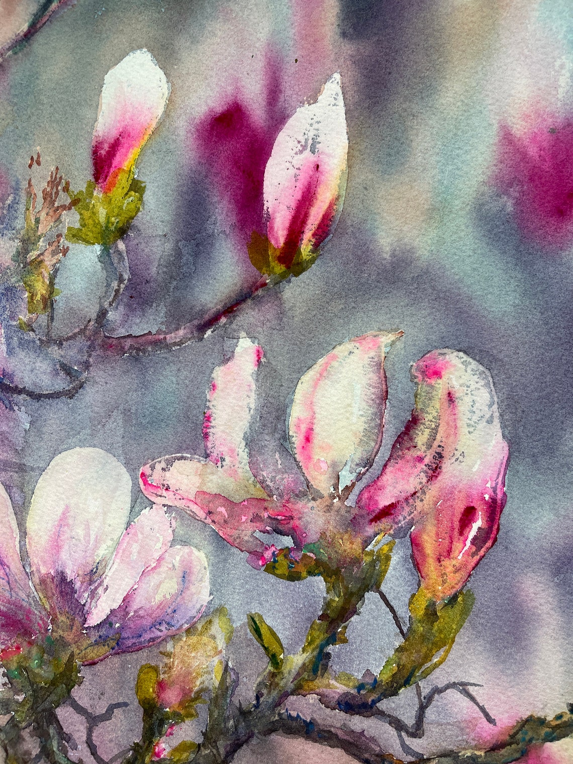 Pink Magnolias - Etsy