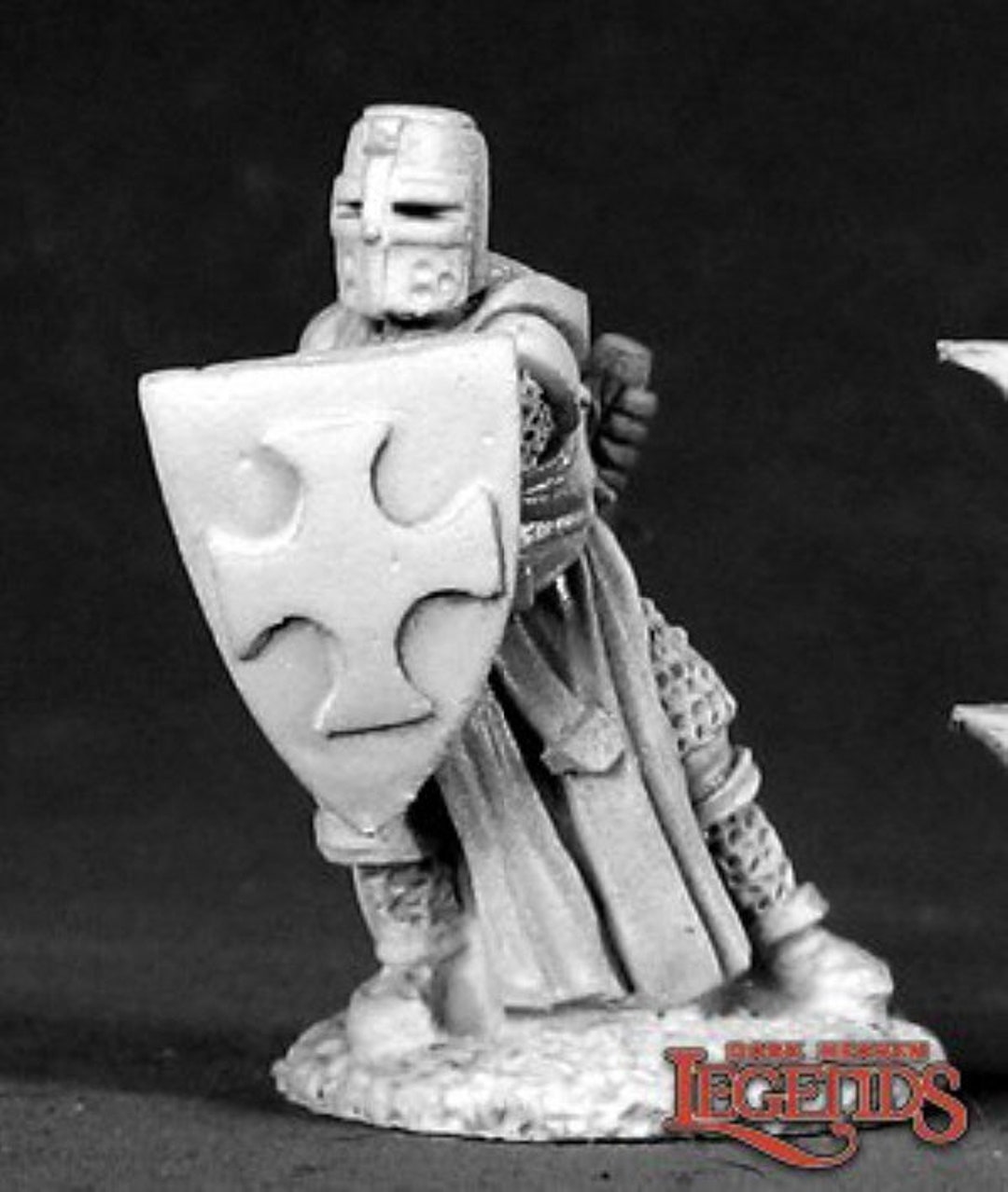 Male Human Paladin Templar D&D Frostgrave Pathfinder Metal RPG Fantasy ...