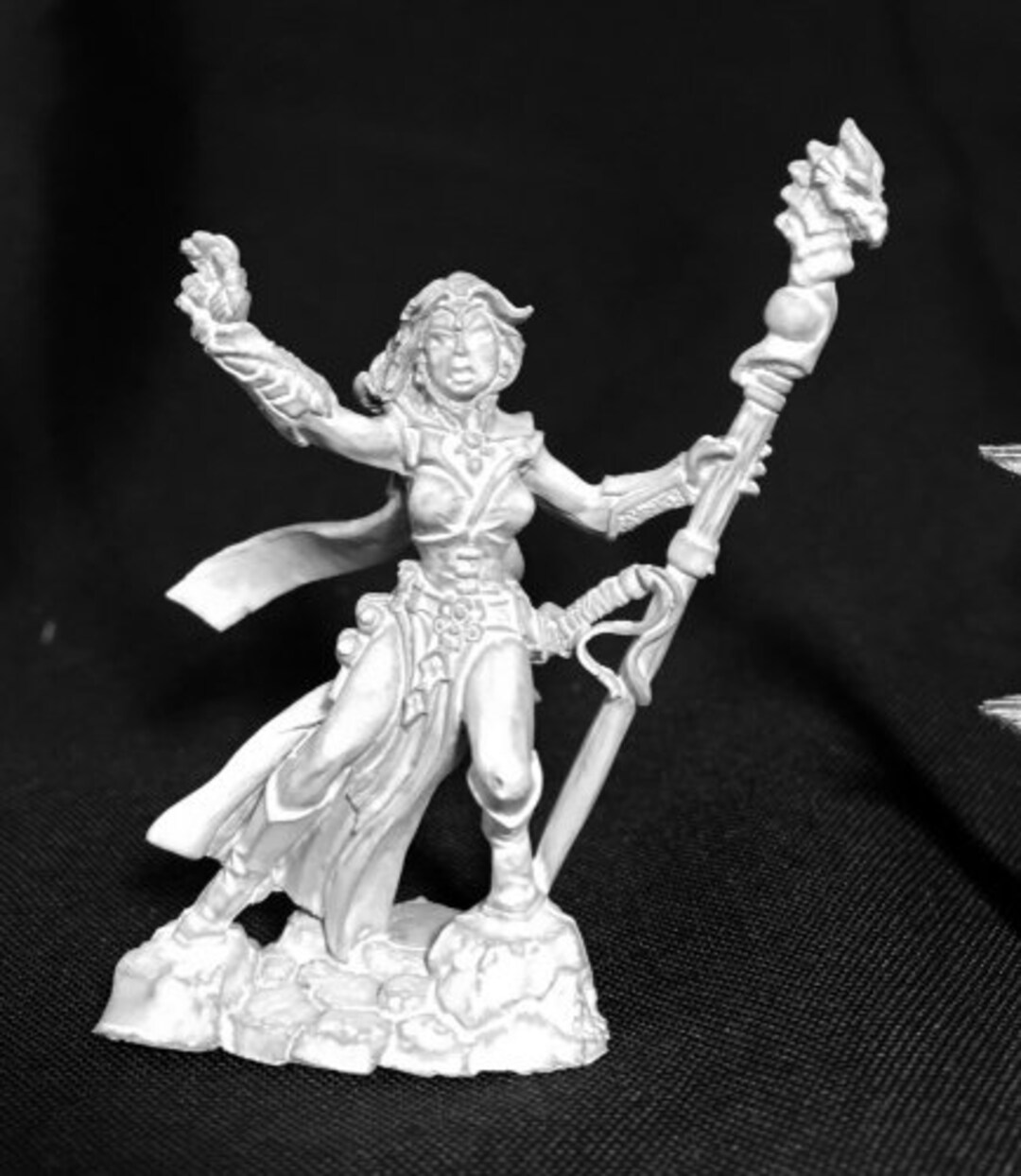 Female Elf Wizard D&D Frostgrave Pathfinder Metal RPG - Etsy
