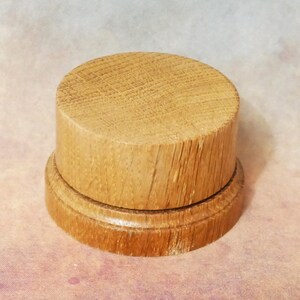 Reclaimed Oak Display Plinth - 56mm Top Diameter. Suitable for ...