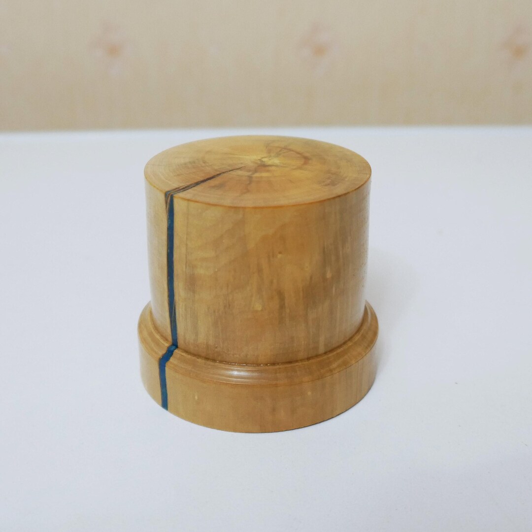 Pear Wood Display Plinth With Resin Fill. Suitable for Warhammer 40K ...