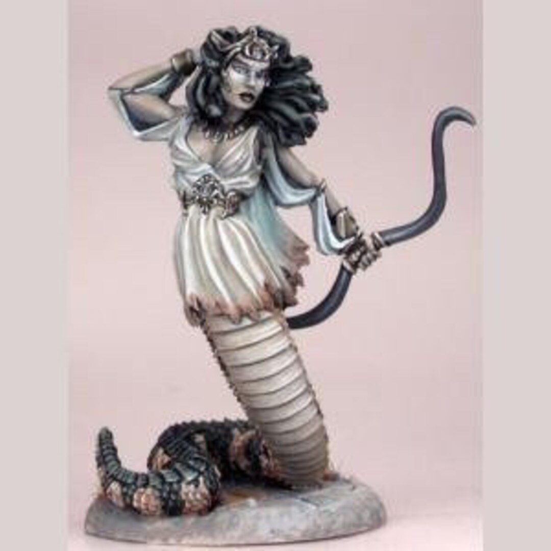 Gorgon With Bow D&D Frostgrave Pathfinder Metal RPG Fantasy Miniature ...