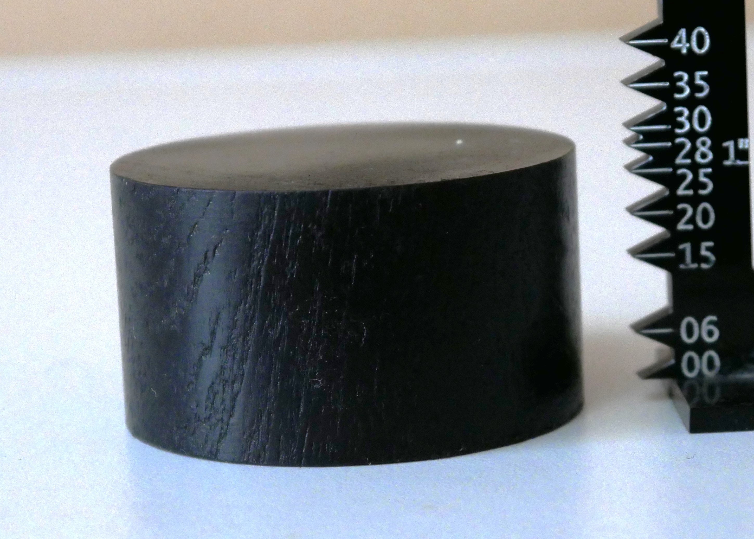 Ebonised Wooden Round Display Plinth. Suitable for Warhammer 40K and ...