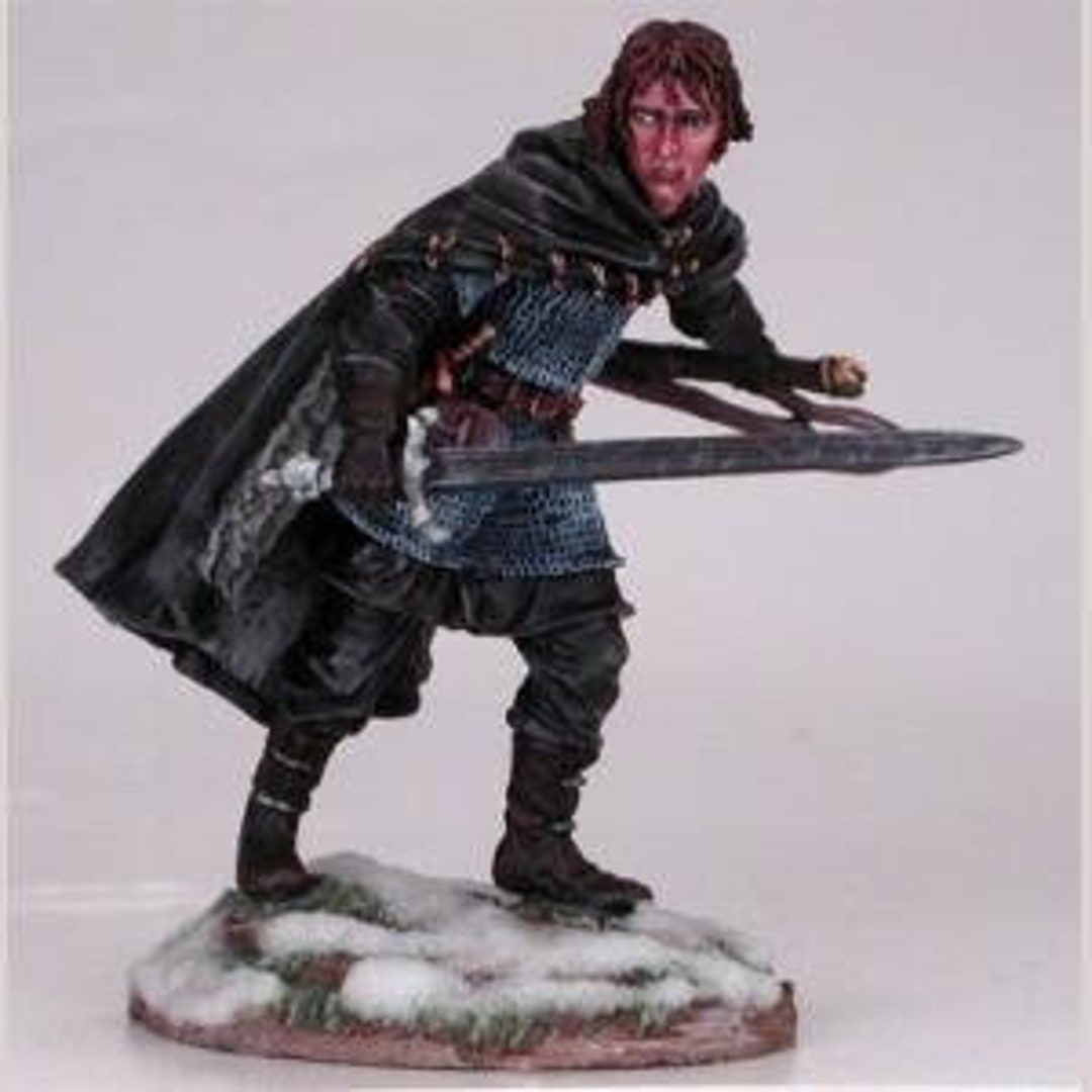 Jon Snow Game of Thrones Miniature Metal RPG Fantasy Miniature 28 32mm ...