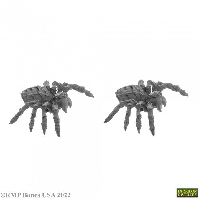 Giant Spiders 2 D&D Frostgrave Pathfinder Plastic - Etsy