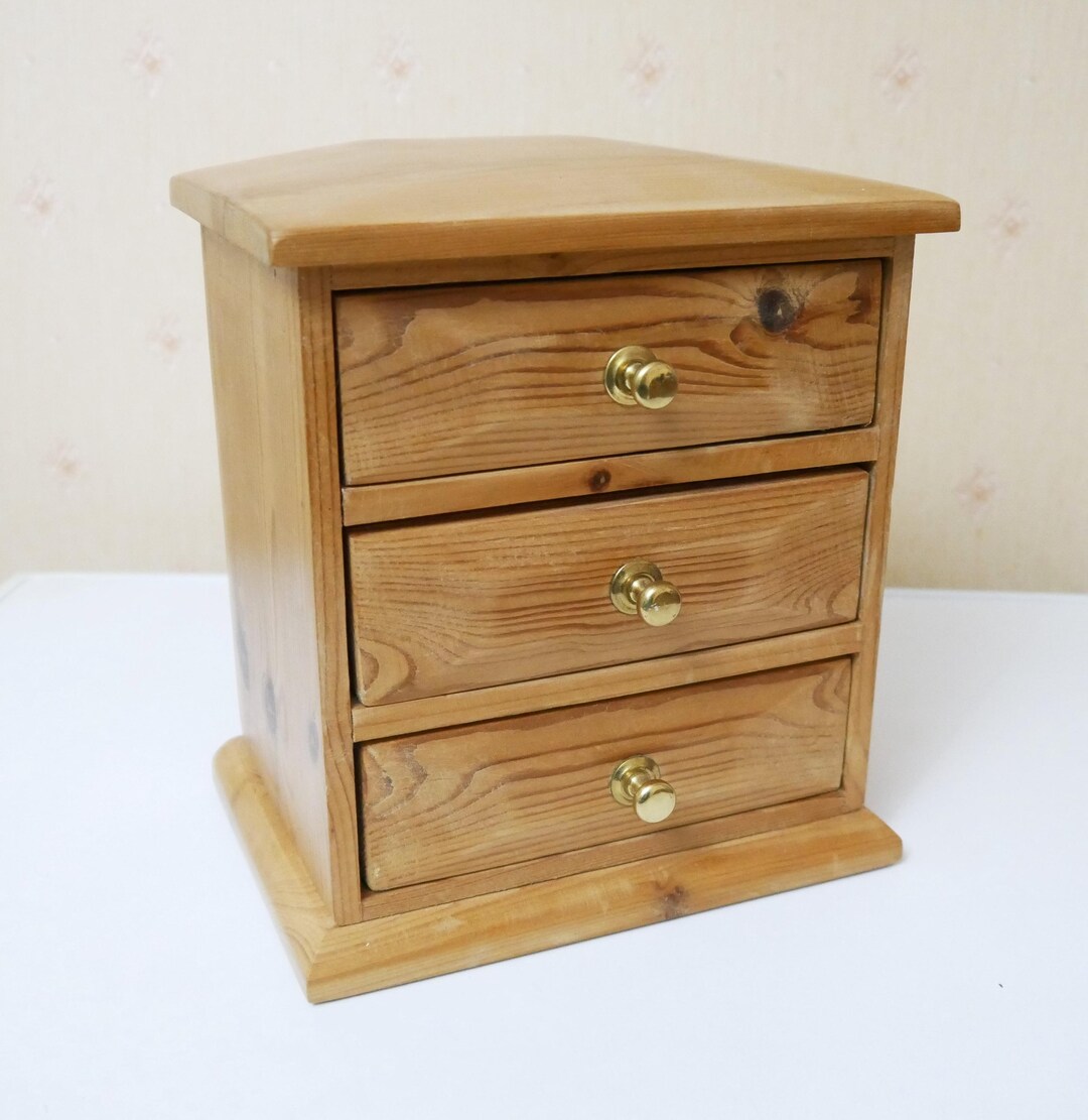Miniature Softwood Draw Unit. Suitable for Storage of Small Items and ...