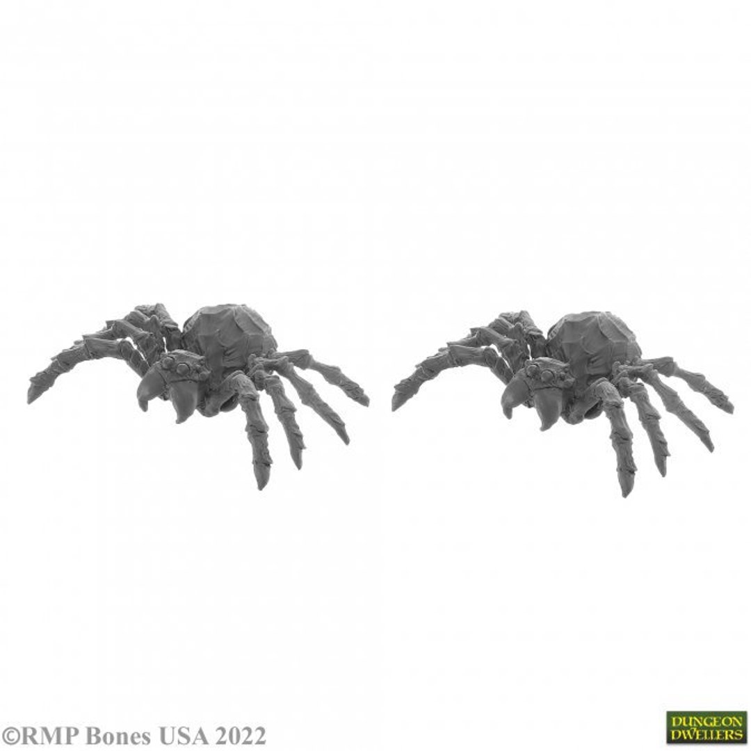 Giant Spiders (2) - D&D - Frostgrave - Pathfinder - Plastic RPG Fantasy ...