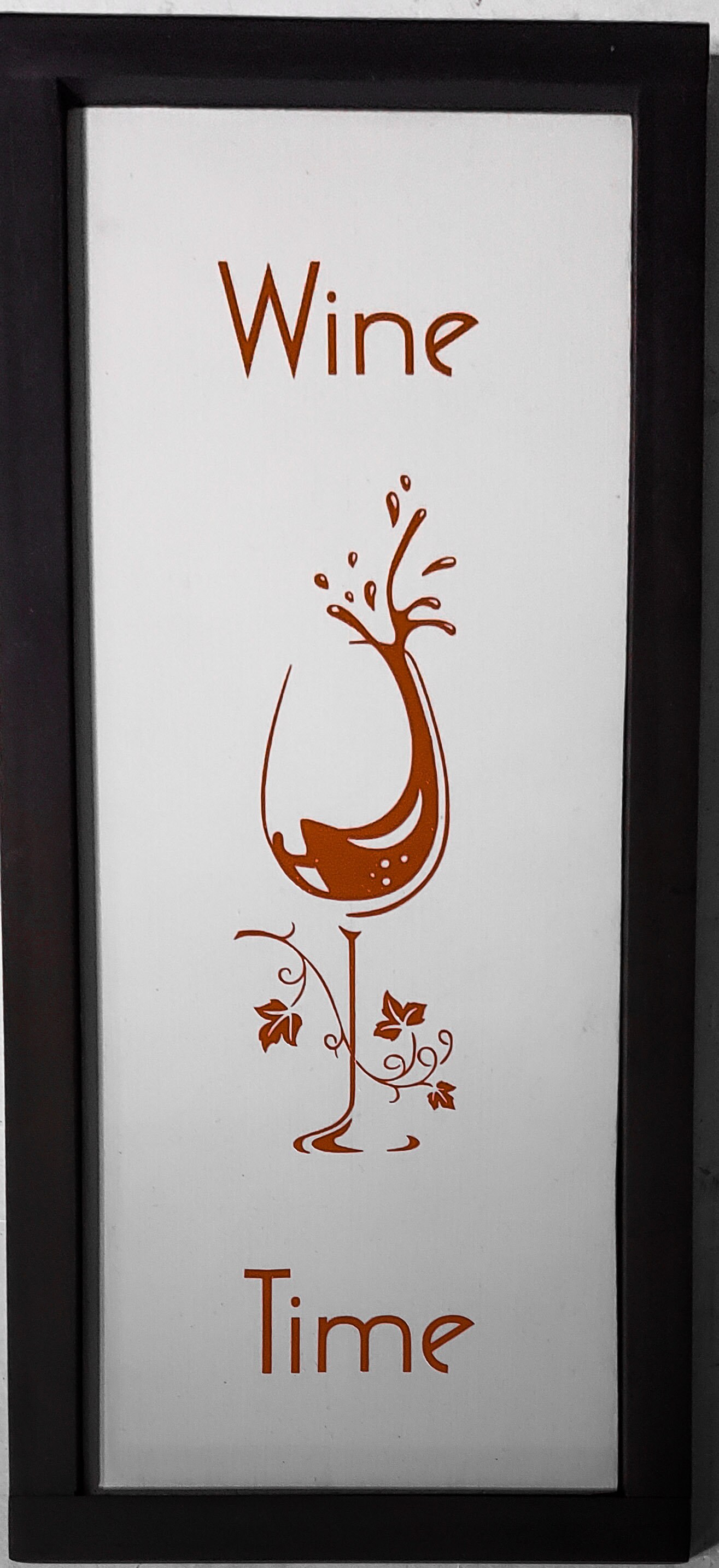 Wine Time Sign - Etsy