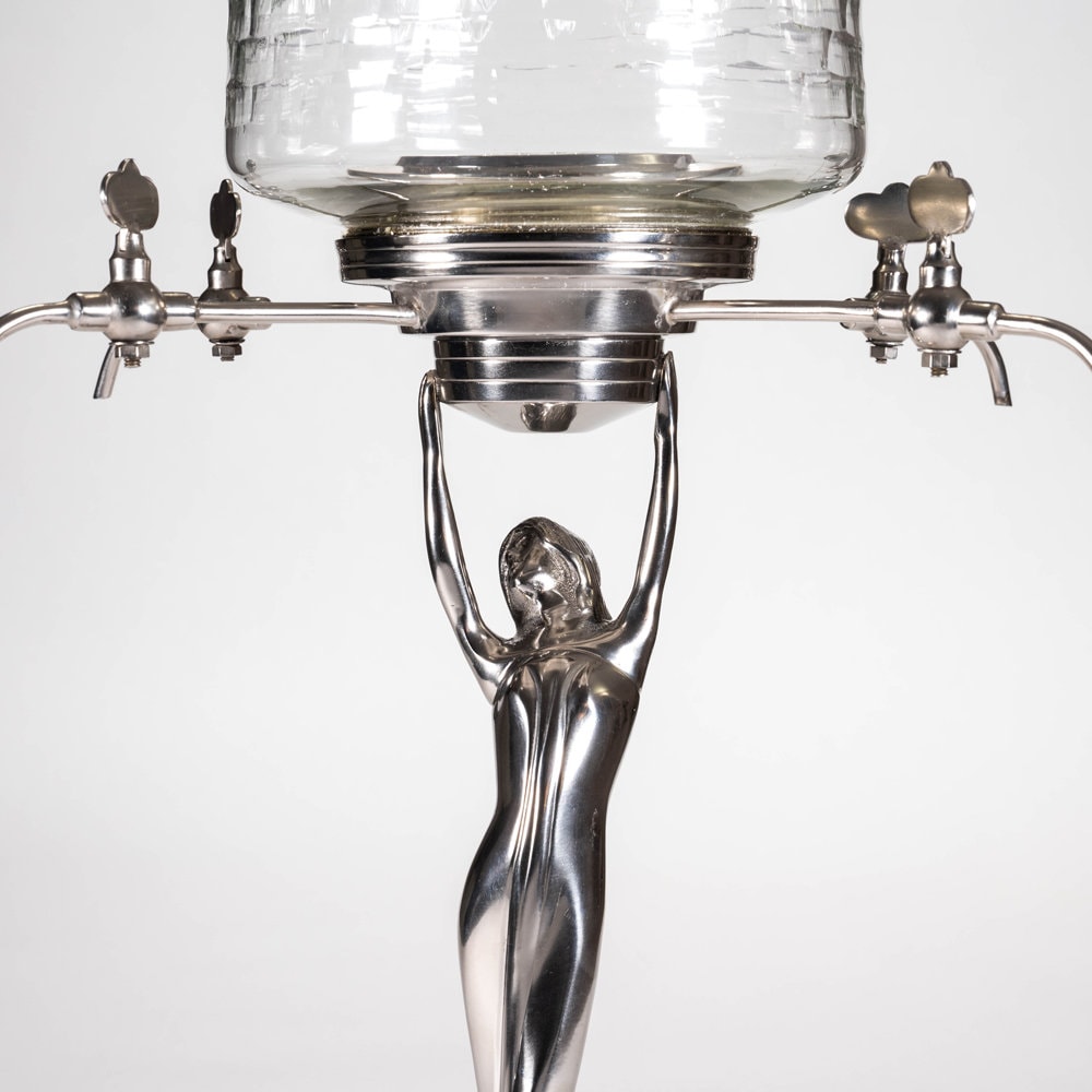 Hand-made Metal Absinthe Fountain Lady Style With 4 Metal Taps Exact ...
