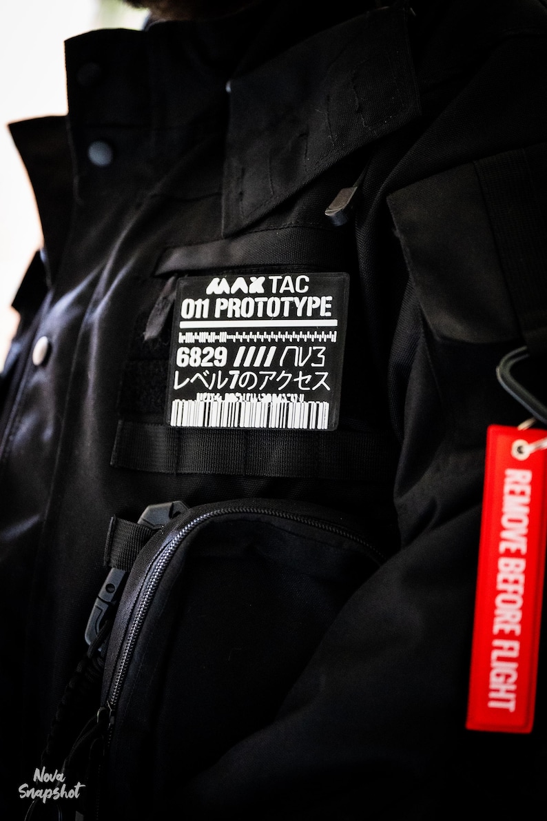 Cyberpunk Techwear Patch / Tag / Magnet to Apply to Clothing or on the ...