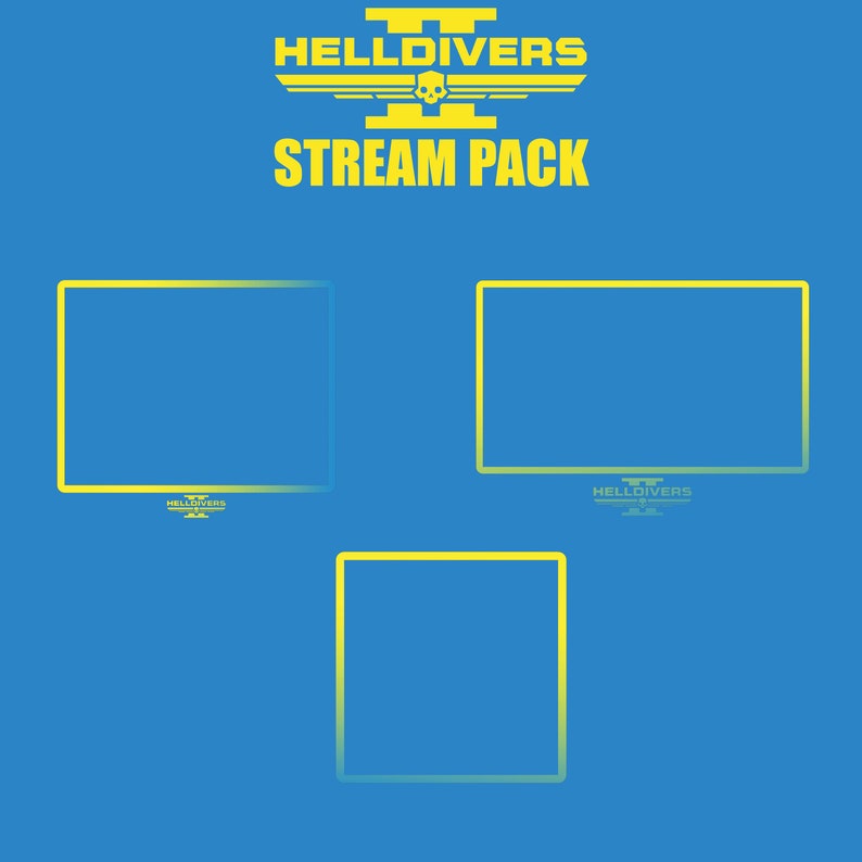 Helldivers 2 Stream Overlay Pack for Twitch / Youtube - Etsy