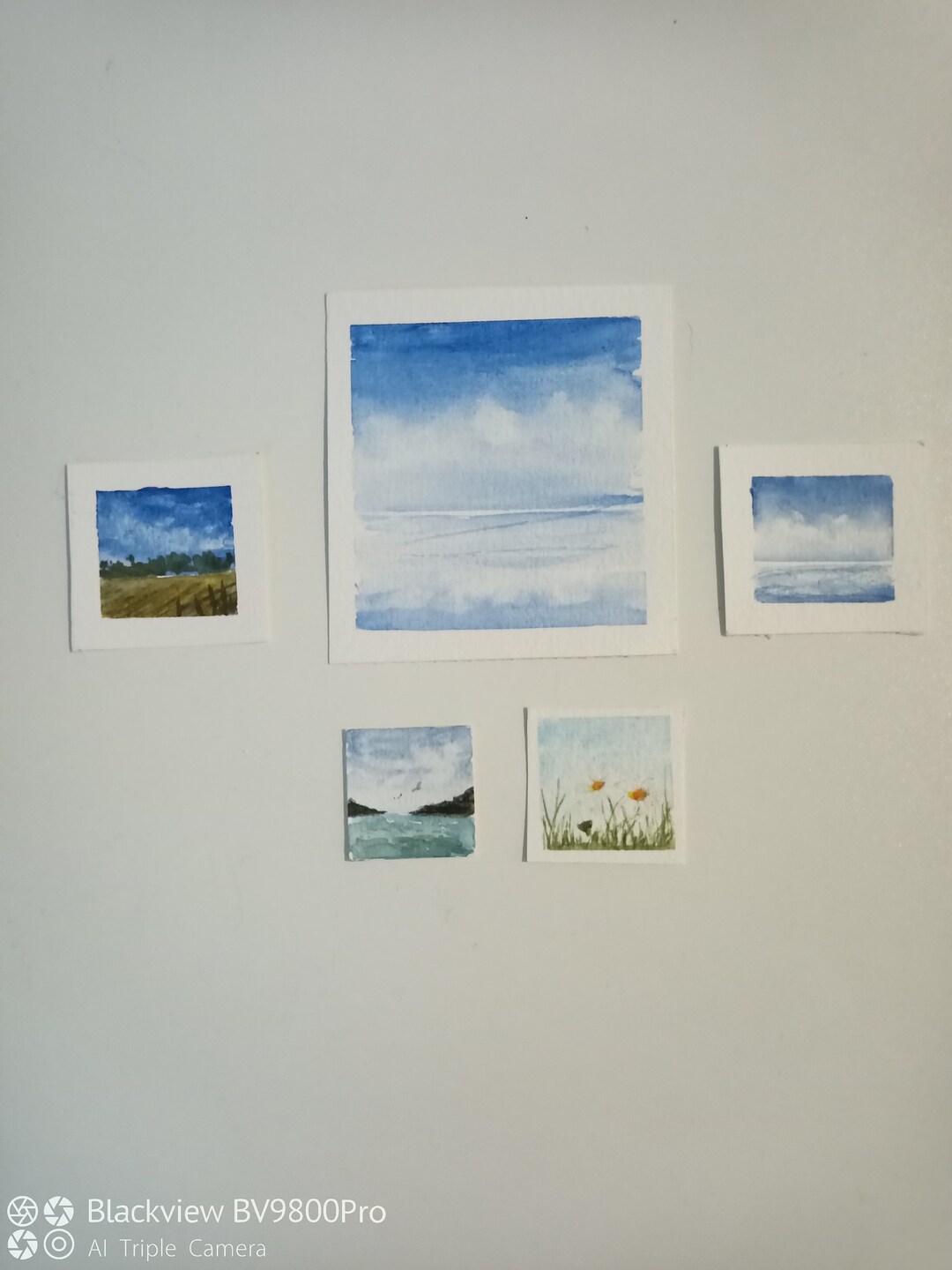 Original Miniature Water Color Landscape Paintings, Set or Take a Pick ...