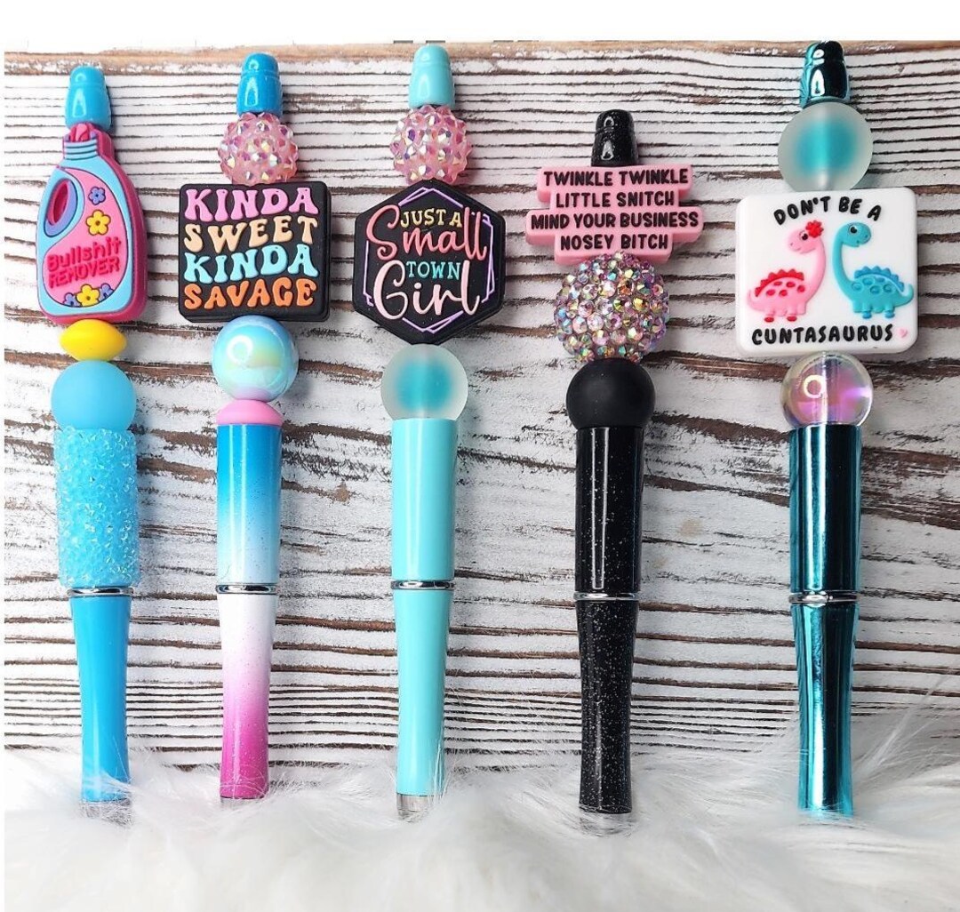 1T Funny Beaded Pens, Sarcastic Quote Pens, Adult Humor Pens, Pens for ...