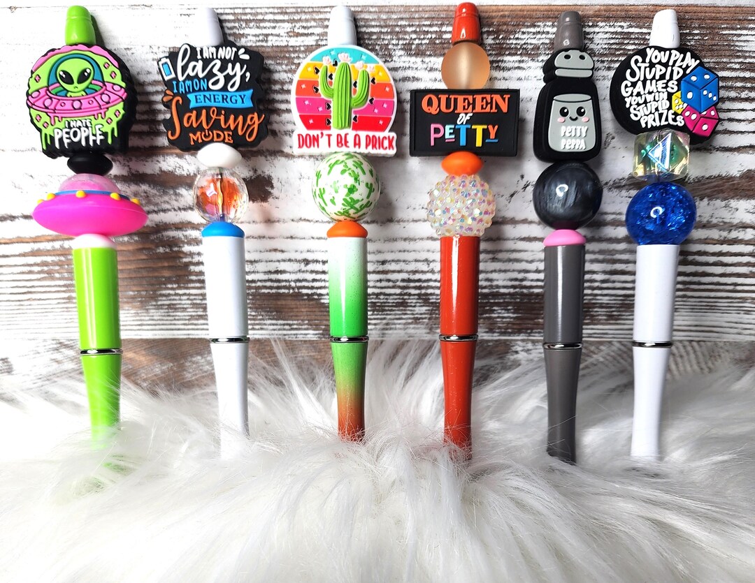 Funny Custom Design Beaded Pens, Funny Pens, Best Seller, Adult Humor ...