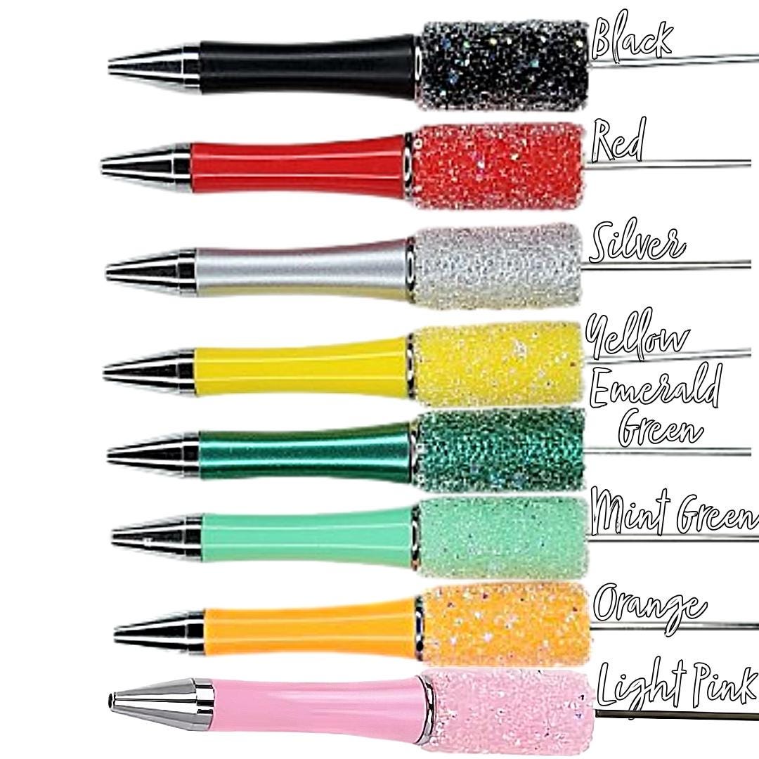Sugar Beadable Pen Blanks, Glitter Beadable Pen Blanks, Beadable Sugar ...
