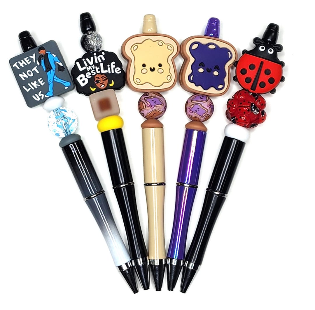 2S Limited Collection Beaded Pens, Rapper and Singer Beaded Pen, Livin ...