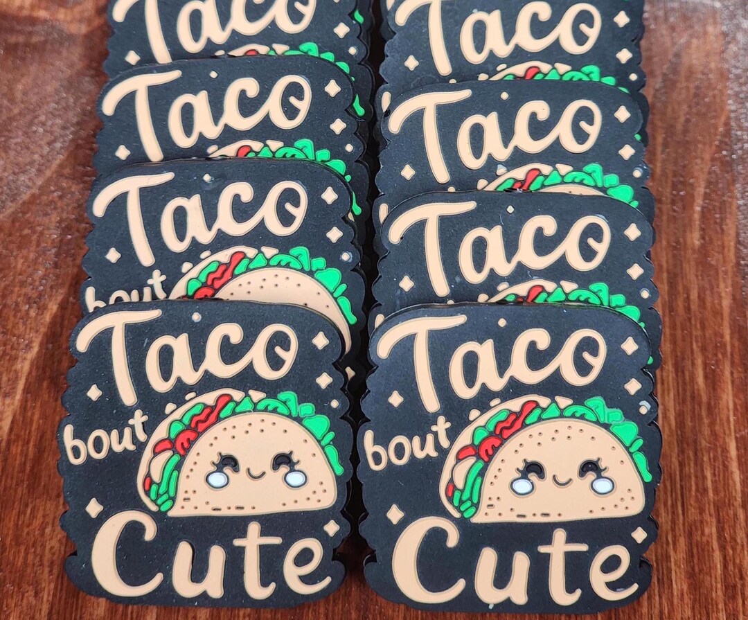 08 Taco Bout Cute Focal Bead, Cute Taco Focal Bead, Focal Beads for ...