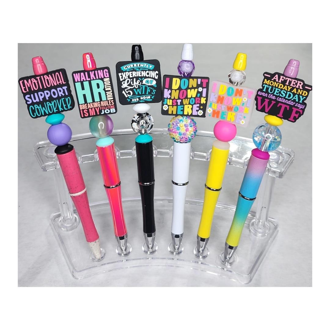 1V Funny Beaded Pens for Coworkers, Adult Humor Work Pens, Pens for the ...