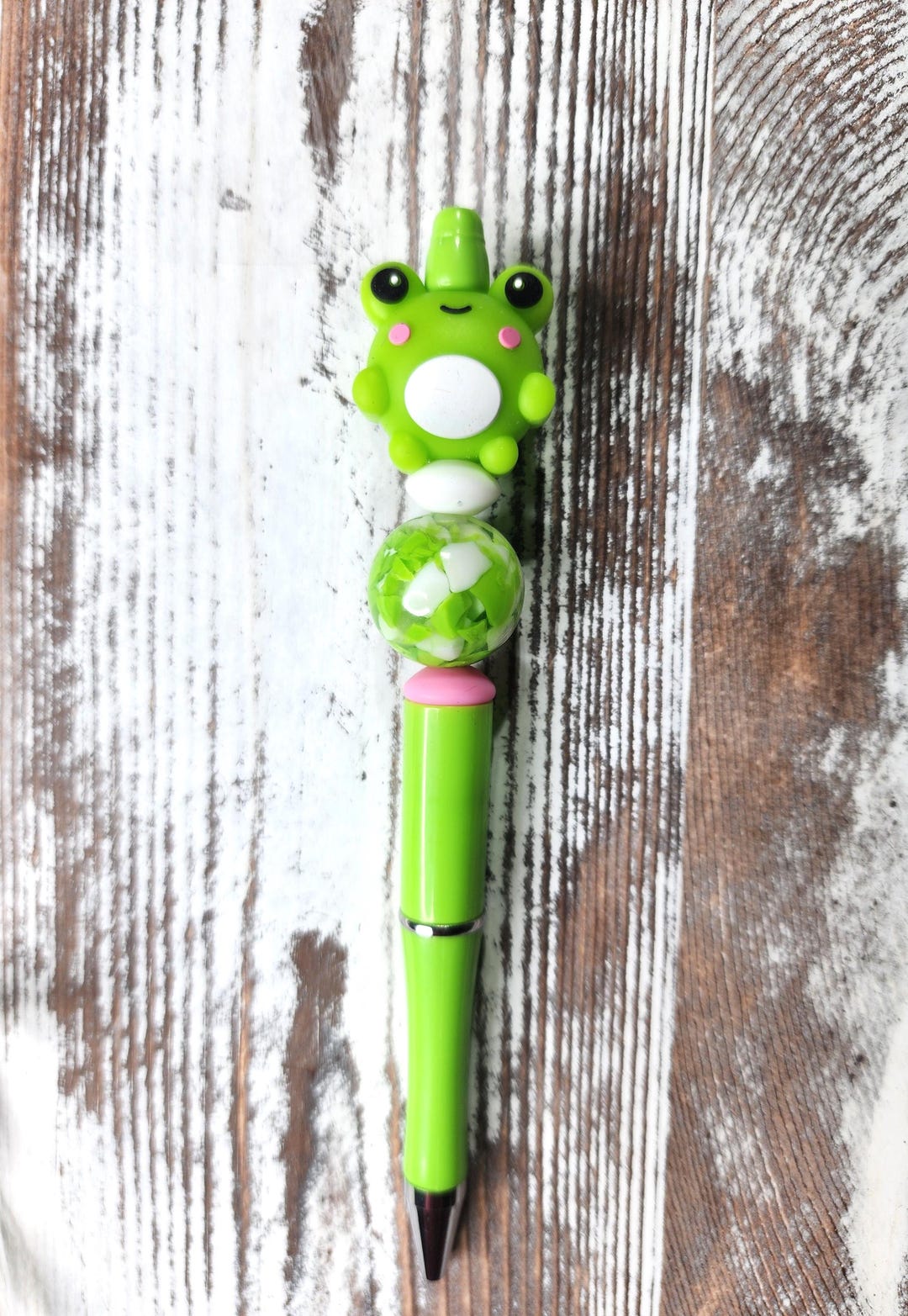 Frog Pen, Cute 3D Beaded Frog Pen, Bestseller, Cute Frog Pen, Animal ...