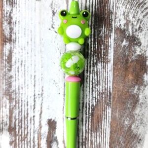 Frog Pen, Cute 3D Beaded Frog Pen, Bestseller, Cute Frog Pen, Animal ...