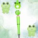 Frog Pen, Cute 3D Beaded Frog Pen, Bestseller, Cute Frog Pen, Animal ...