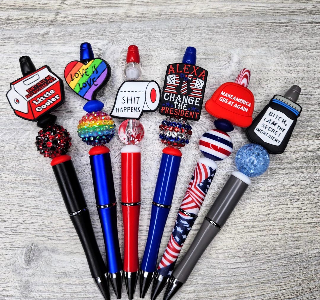 Funny Pens, Sarcastic Quote Pens, Adult Humor Pens, Beaded Pens, Pens ...