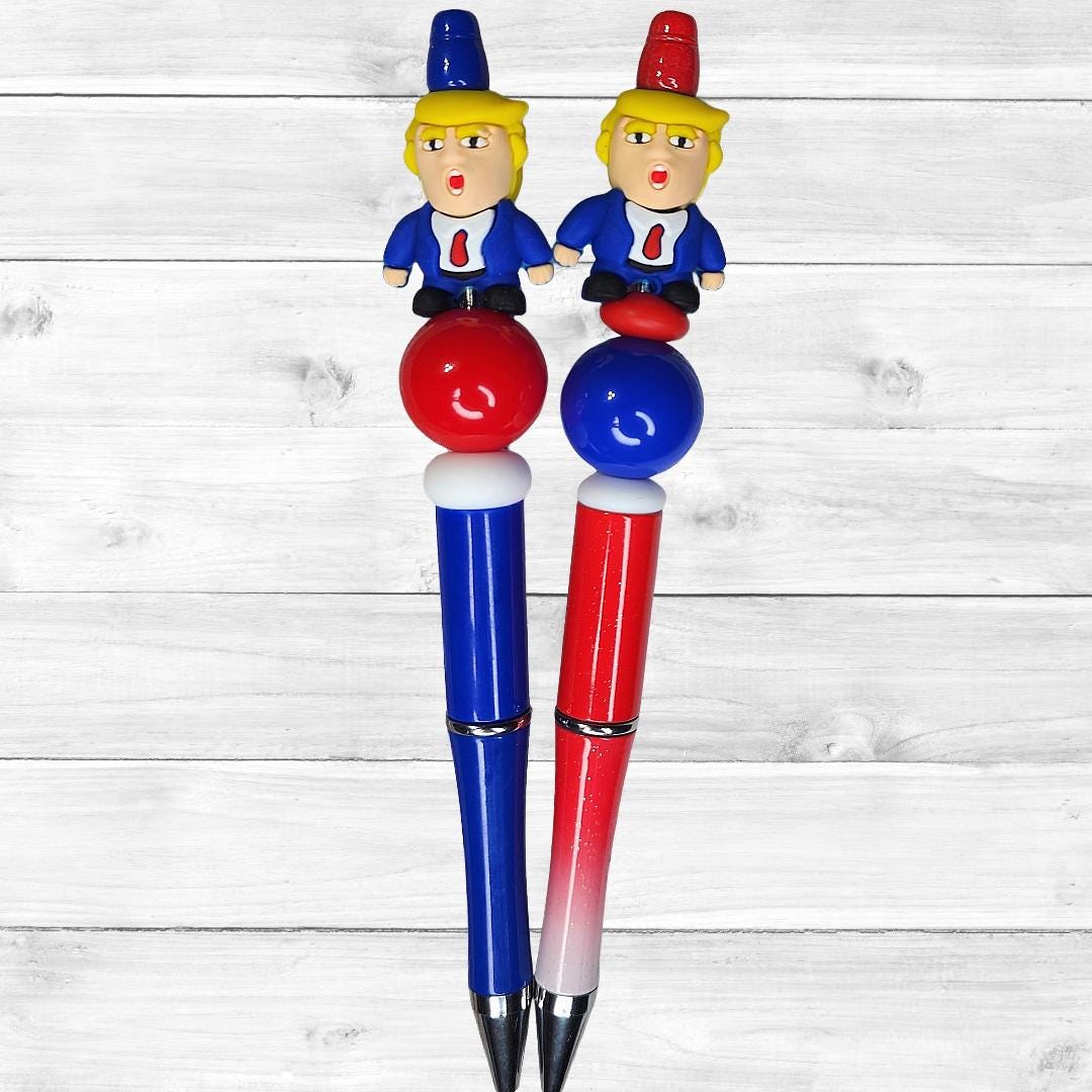 3D President Beaded Pen, USA Pen, President Pen, Journal Pen - Etsy