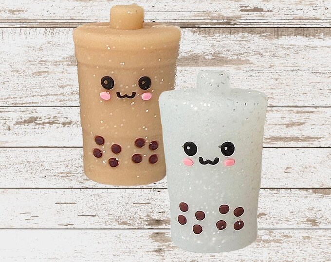 3D Bubble Milk Tea Focal Bead, Boba Tea Drink Focal Bead, Beverage ...