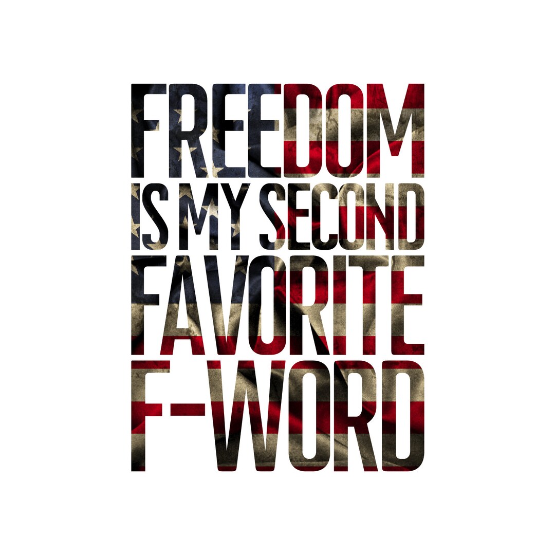Freedom - PNG - High Resolution - Perfect for DTF, DTG, and Sublimation ...