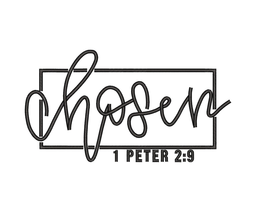 Chosen - Embroidery File - - Etsy