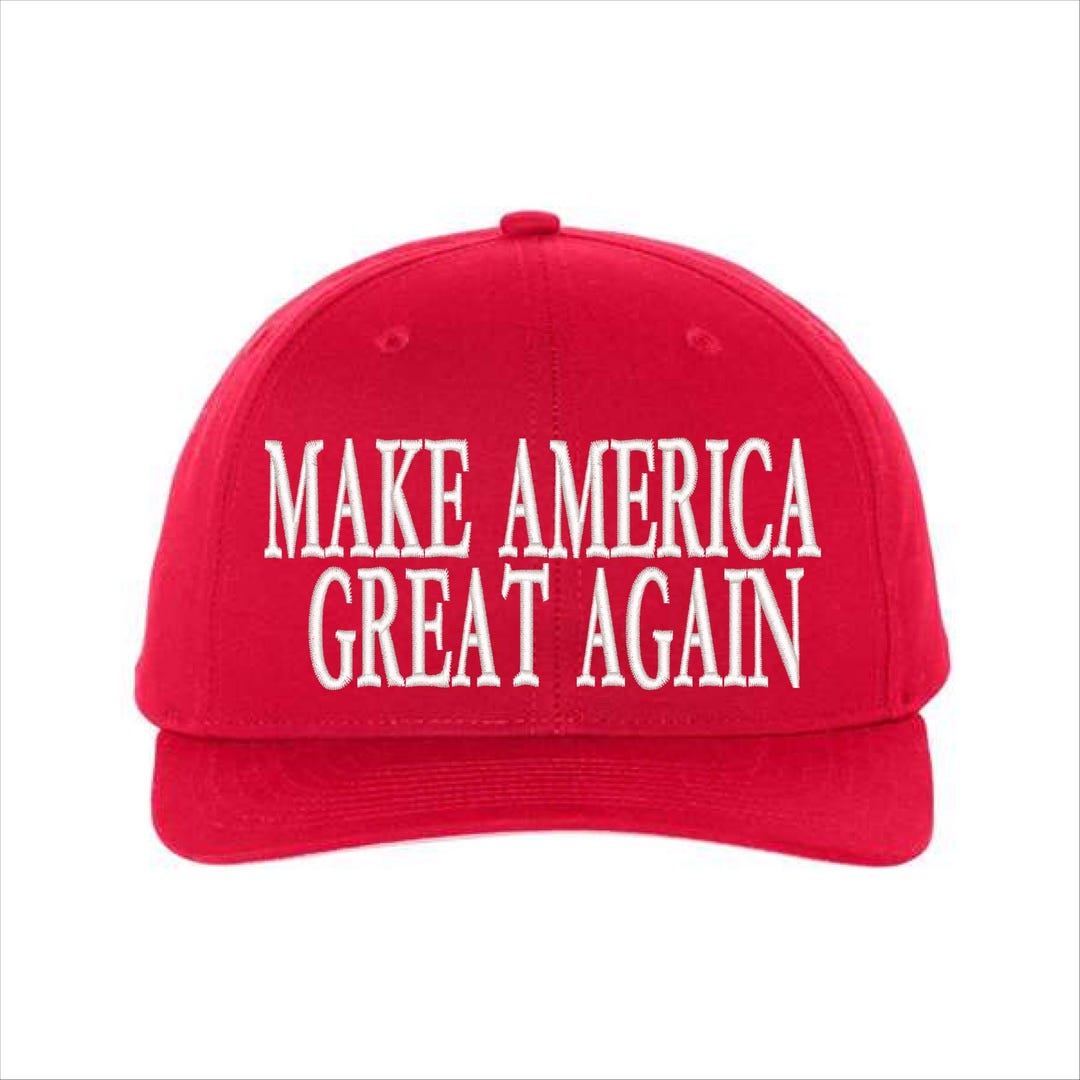 Make America Great Again MAGA - Very High-quality Embroidery. Free ...
