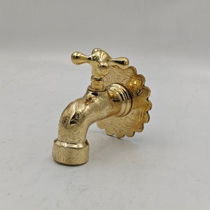 Bathhouse Cross Handle Wall Mount Faucet, Moroccan Handmade Faucet - Etsy