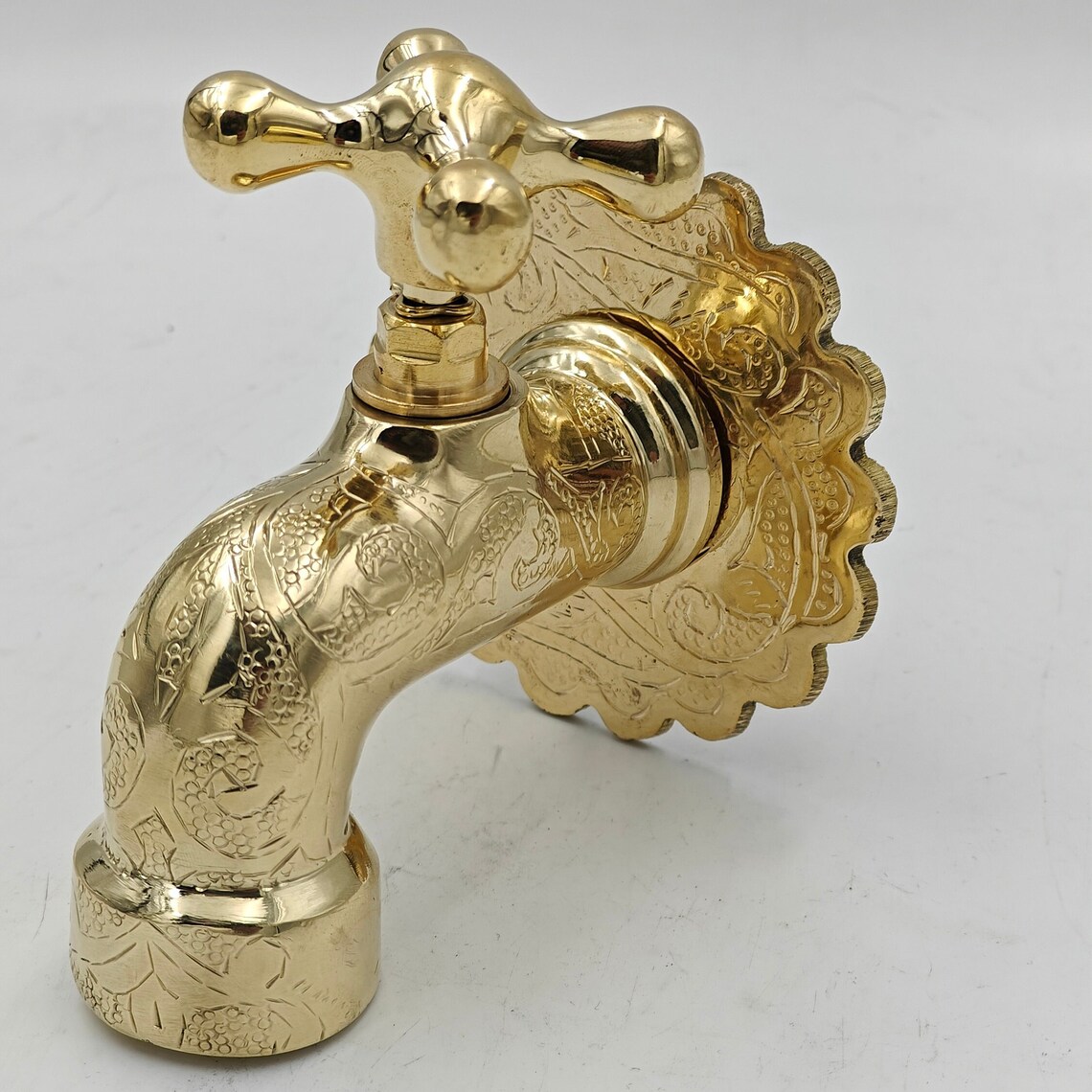 Bathhouse Cross Handle Wall Mount Faucet, Moroccan Handmade Faucet - Etsy