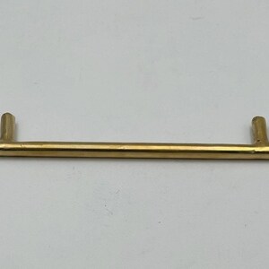 Unlacquered Brass Bar Drawer Pulls. Bar Cabinet Pulls - Etsy