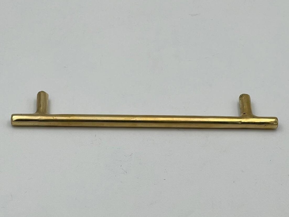 Unlacquered Brass Bar Drawer Pulls. Bar Cabinet Pulls - Etsy