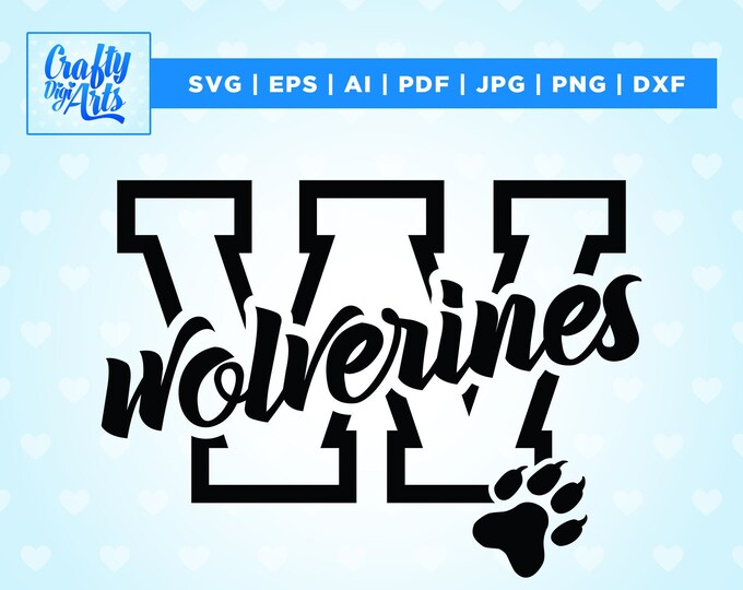 Wolverine SVG, Wolverines Soccer, Wolverines Basketball Svg, Png, Cut ...