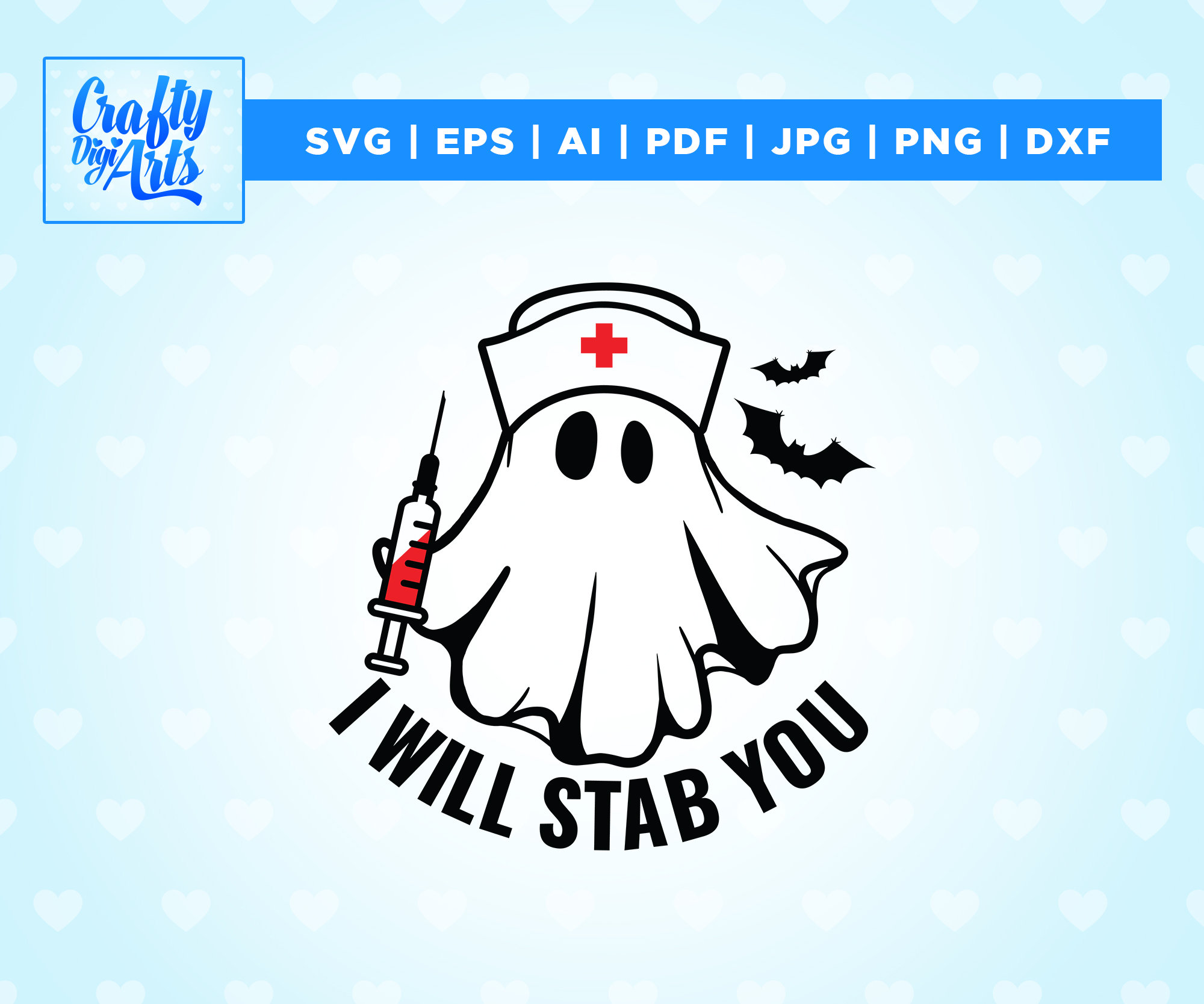 I Will Stab You Svg Nurse Boo Svg Halloween Svg Png Svg - Etsy