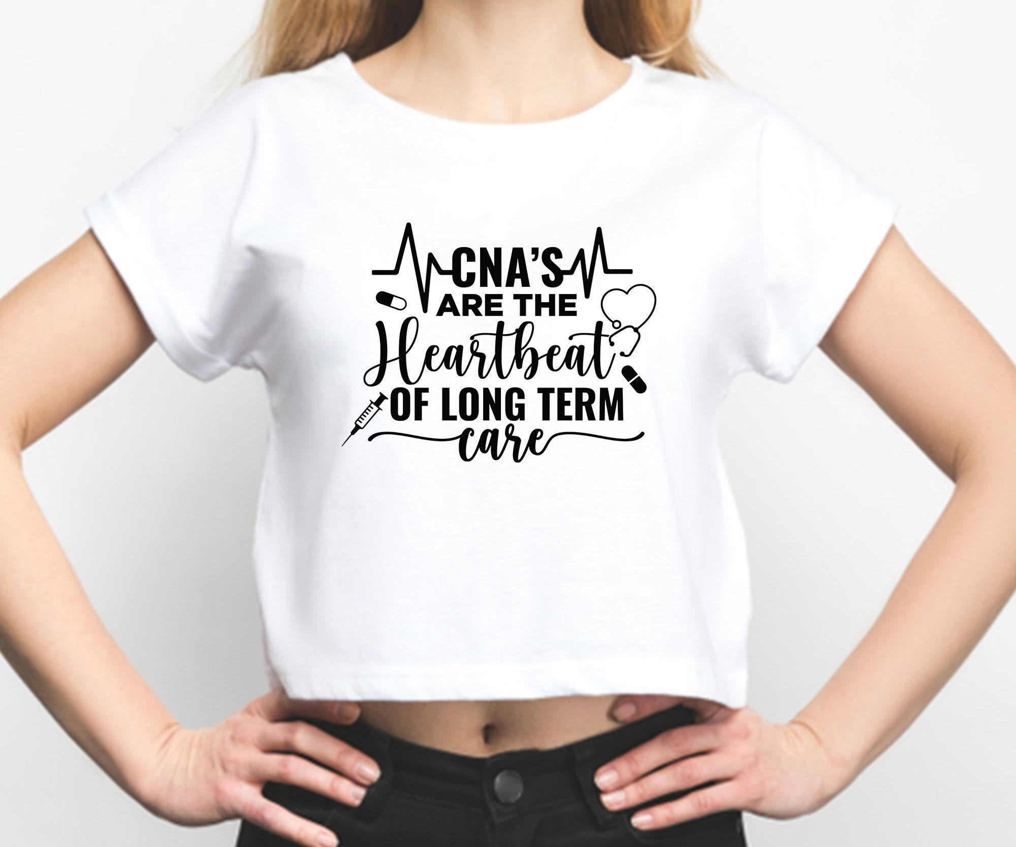 Cna's Are the Heartbeat of Long Term Care Svg CNA Gifts - Etsy