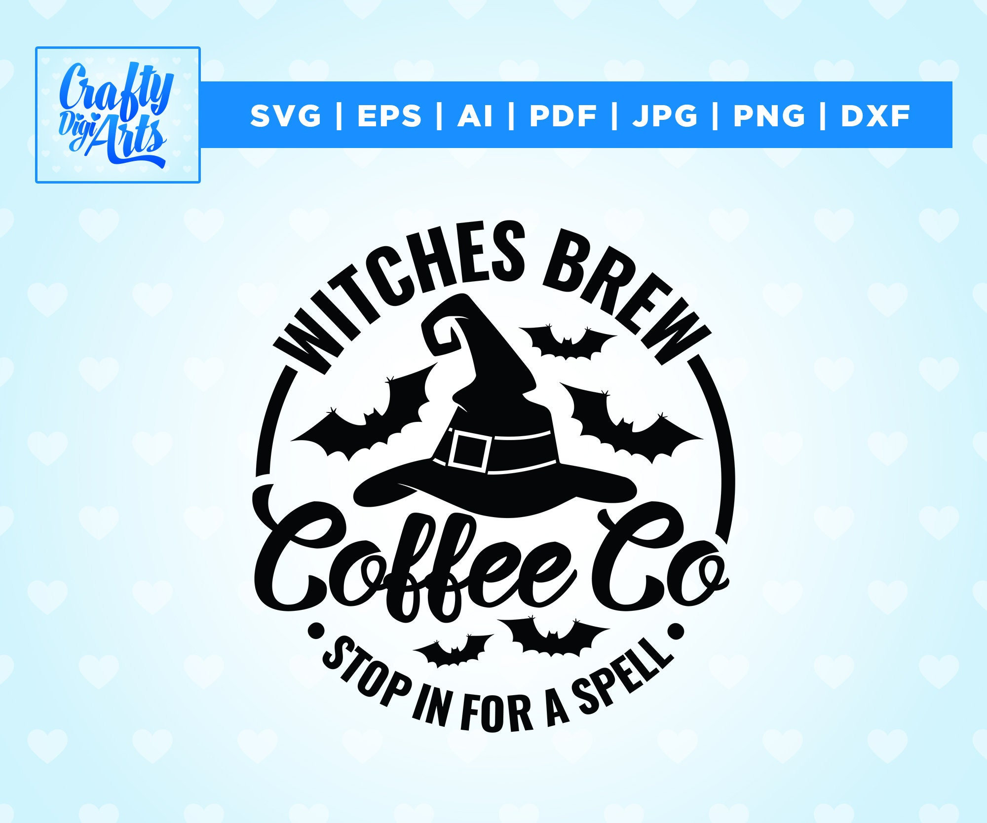 Witches Brew Coffee Co SVG Coffee Cup Svg Witch Hat Svg - Etsy