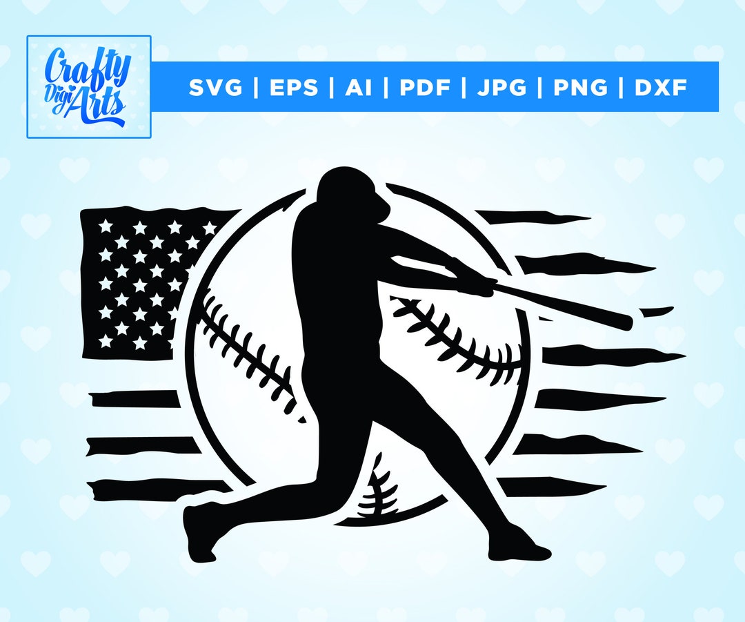 Baseball Clipart, Baseball Cut File, Baseball Instant Download, US ...
