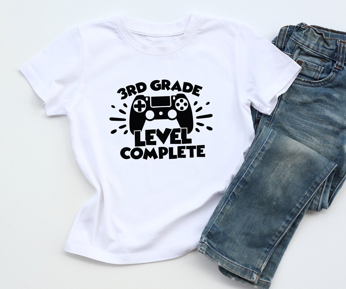 3rdgrade Level Complete 3rd Grade Graduation Shirt Svg 3rd - Etsy