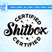 Certified Shitbox SVG, Sarcastic Svg, Sarcasm Svg, Car Decal Svg ...