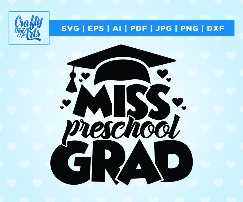 Miss Preschool Grad Pre-k Grad Svg Pre-k Graduation Svg - Etsy