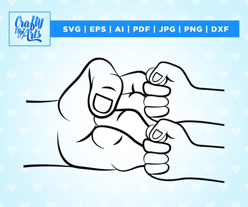 Father and Sons Svg Fist Bumps Svg Best Friend's Svg - Etsy