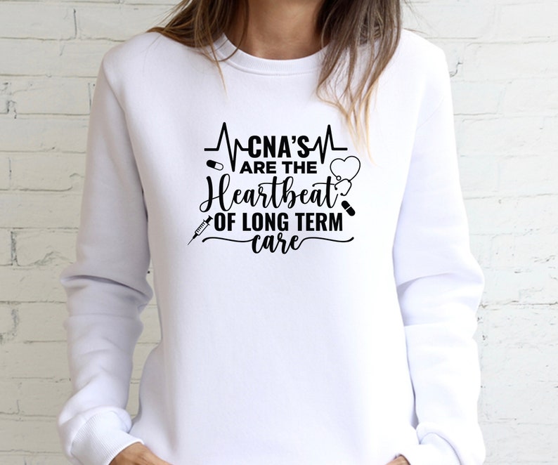 Cna's Are the Heartbeat of Long Term Care Svg CNA Gifts - Etsy