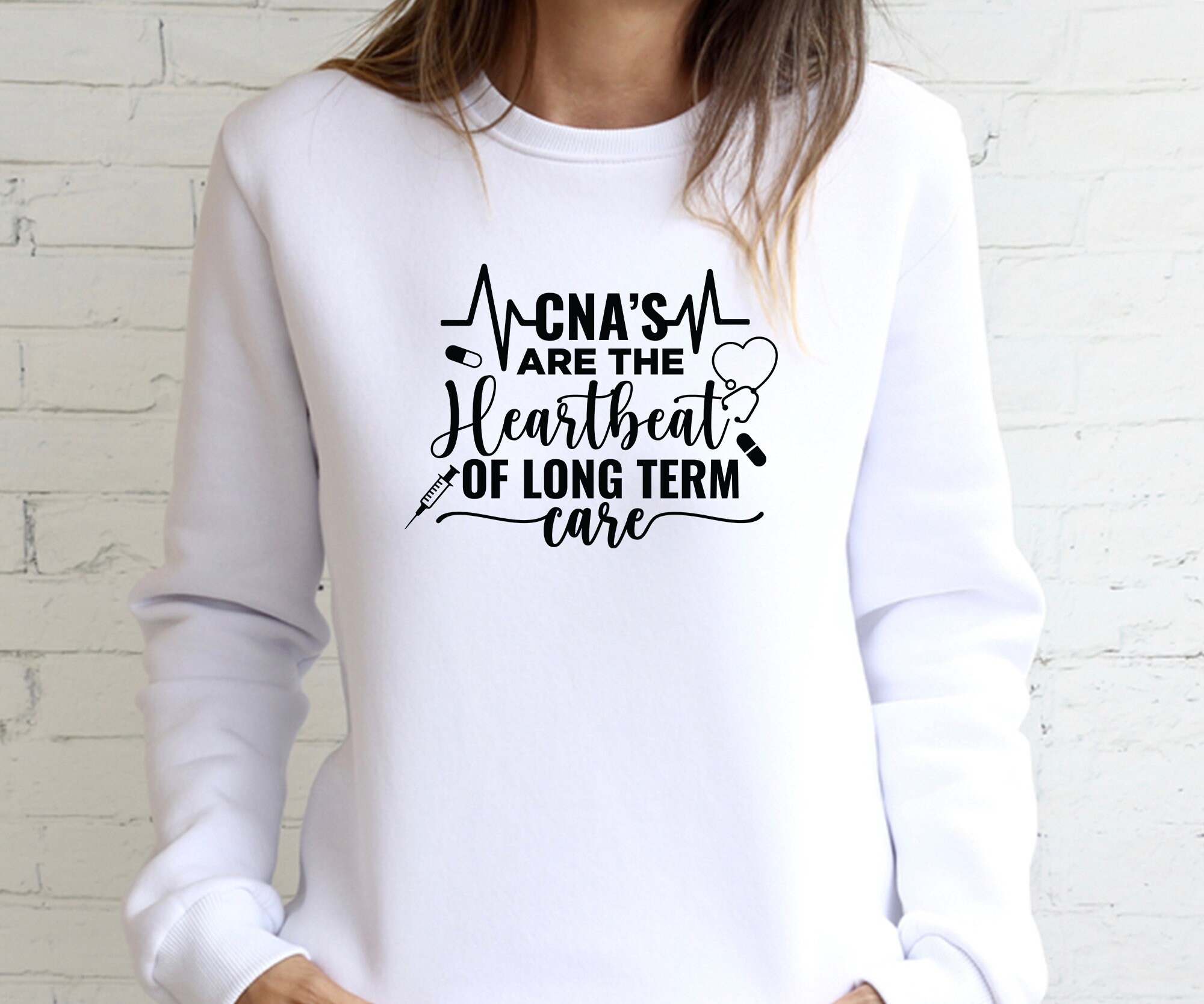 Cna's Are the Heartbeat of Long Term Care Svg CNA Gifts - Etsy