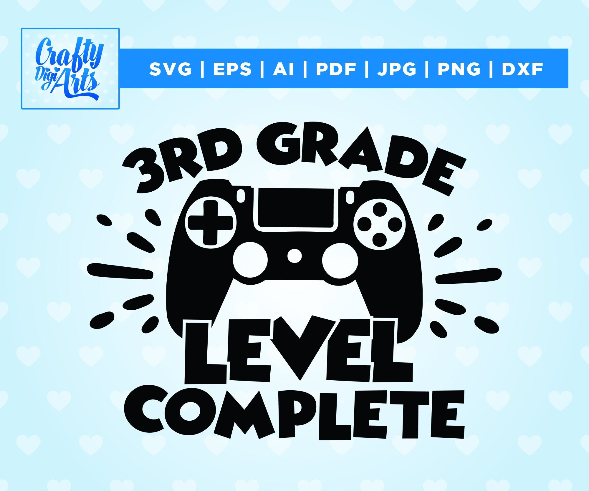 3rdgrade Level Complete, 3rd Grade Graduation Shirt Svg, 3rd Grade ...