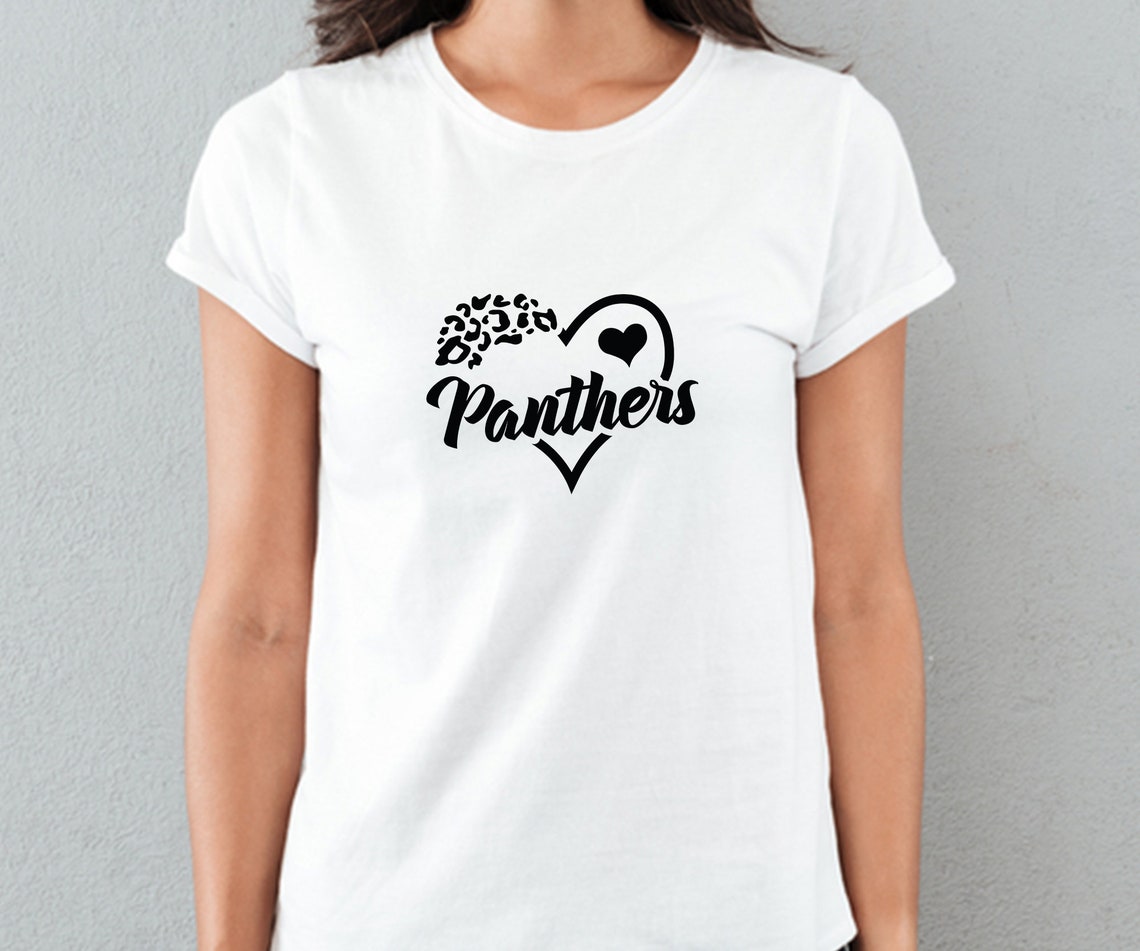 Love Panthers Svg, Leopard Svg, Mascot Svg, Panthers Svg, Cricut, Png ...
